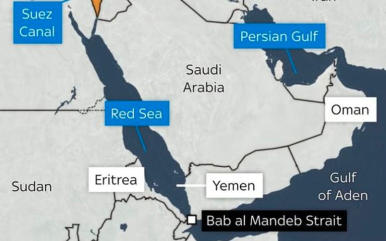 NBC Warns: Rising Risk of Red Sea Conflict, Bab al-Mandeb Under Threat ...